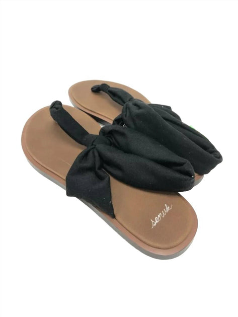 SANUK Women's Yoga Sling Ella Lx Sandal In Black | Shop Premium Outlets