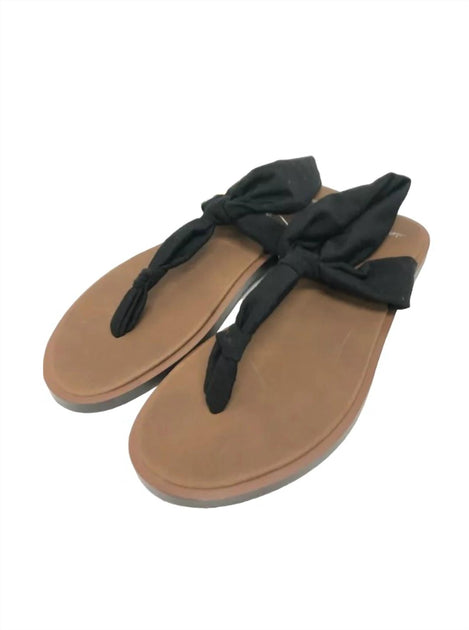 SANUK Women's Yoga Sling Ella Lx Sandal In Black | Shop Premium Outlets